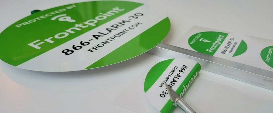 Frontpoint 100% Aluminum security yard sign with (6) window decals. | eBay