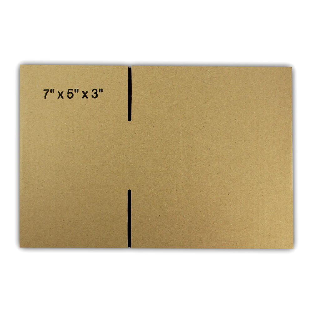 25 7x5x3 "EcoSwift" Brand Cardboard Box Packing Mailing Shipping ...