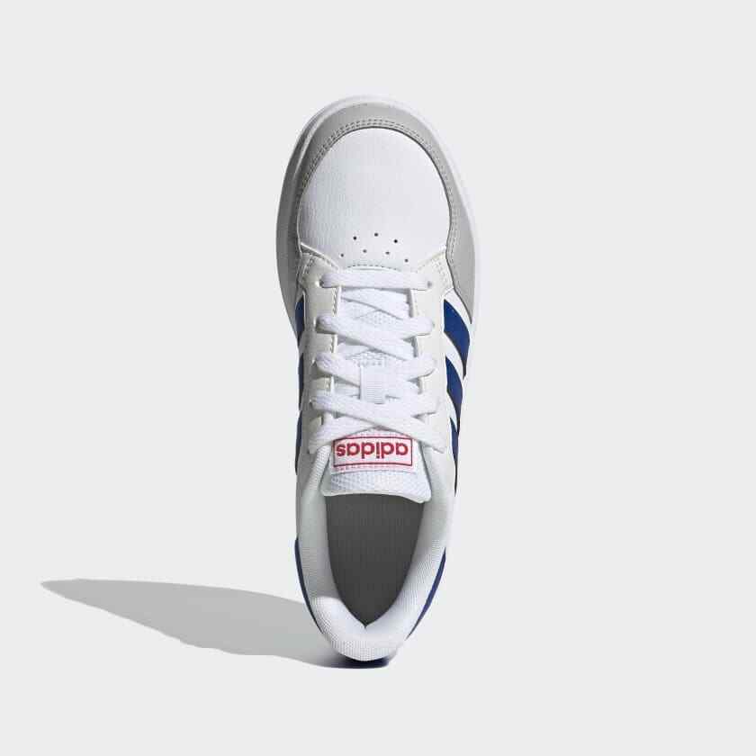 adidas Breaknet K Unisex Big Kids Cloud White / Royal Blue /Vivid Red ...