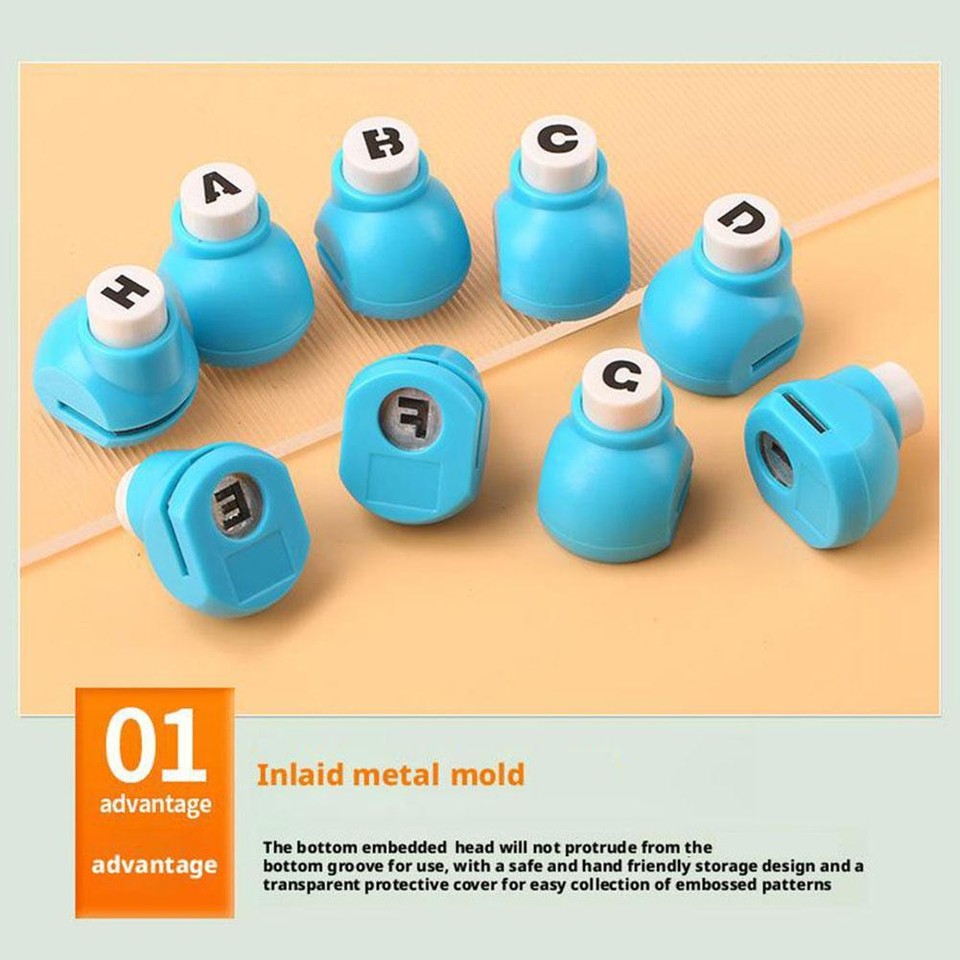 1 Set Alphabet Paper Punch Set for Classroom Assortment Letter Shape ...
