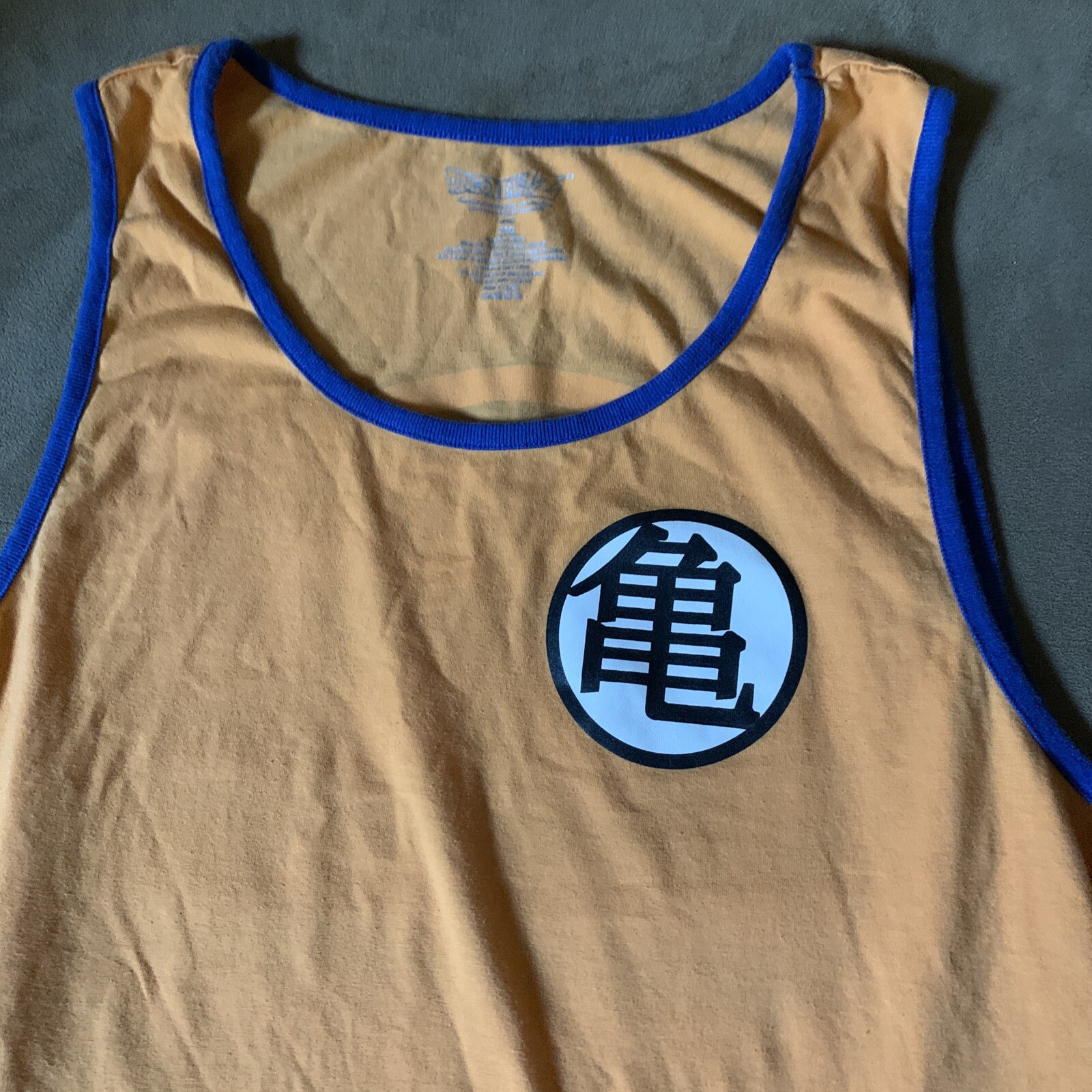 Dragon Ball Z Orange Thank Top XXL - dbz, b7 - Gem