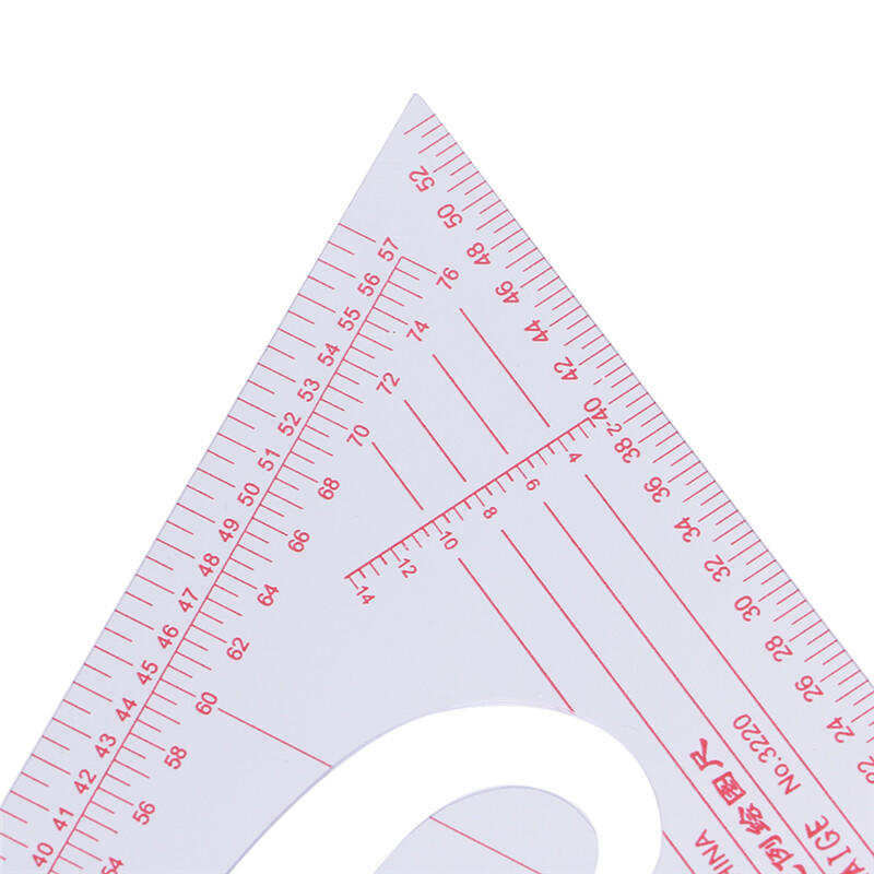 Multi-function Triangular Scale Ruler Measure Plastic Dressmaking ...