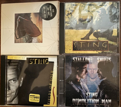 STING 4 lot cd package Ten Summoners, Soul Cages, Demolition Man ...