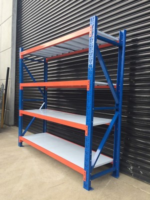 New 1.5Mx2M Garage Warehouse Steel Storage Shelving Shelves Racking ...