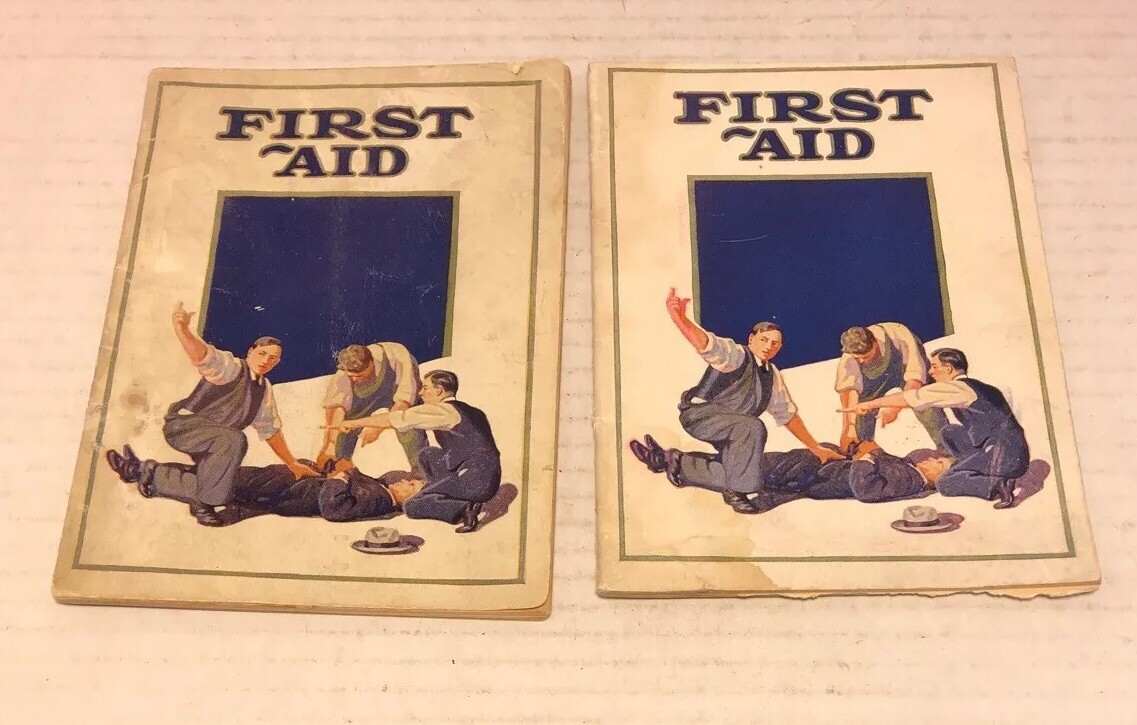 2 Vintage Prudential Insurance First Aid Books Booklet 1929 & 1931 | eBay