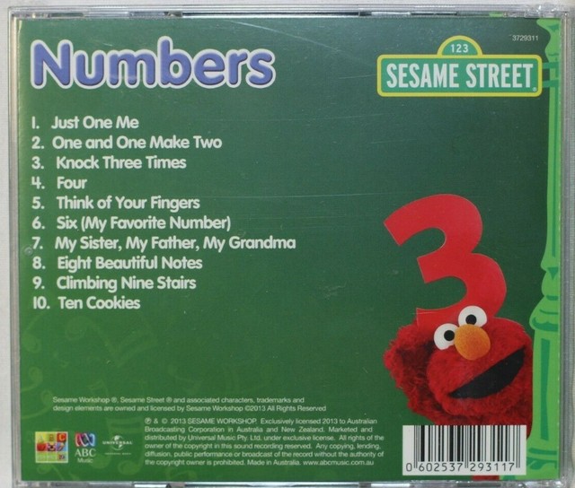 Numbers by Sesame Street (CD, 1995) for sale online | eBay