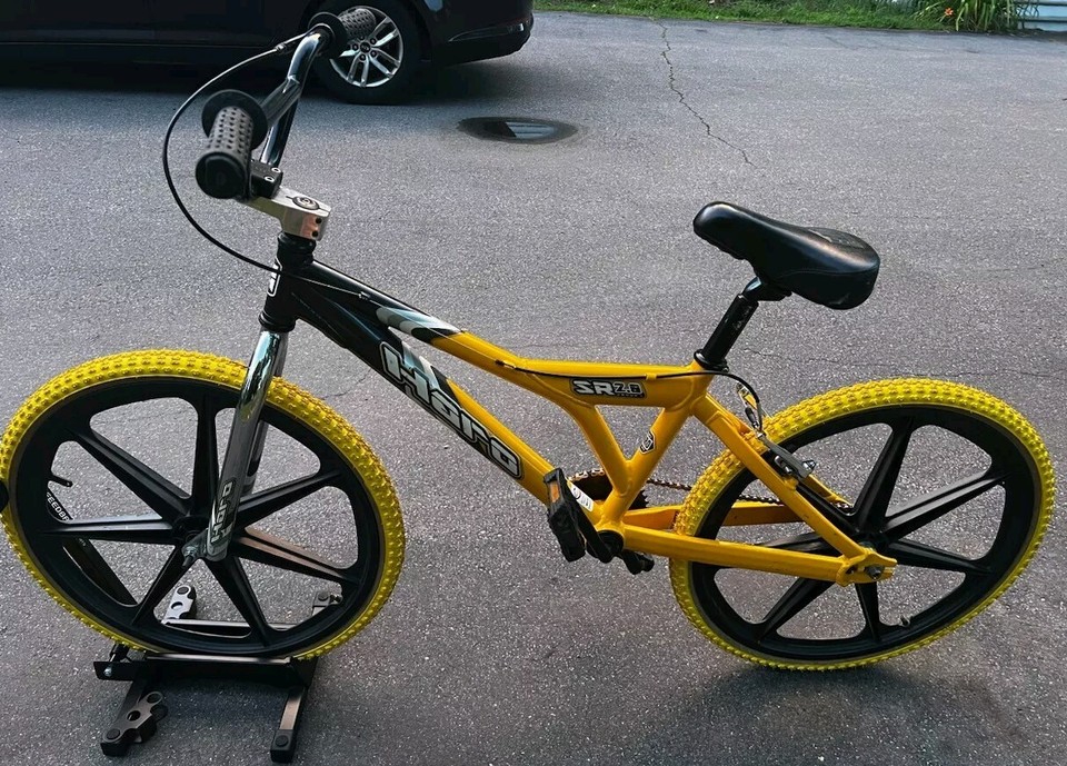 Haro Group 1 SR 2.0 Bmx Cruiser Bike rare vhtf Yellow Black Model | eBay