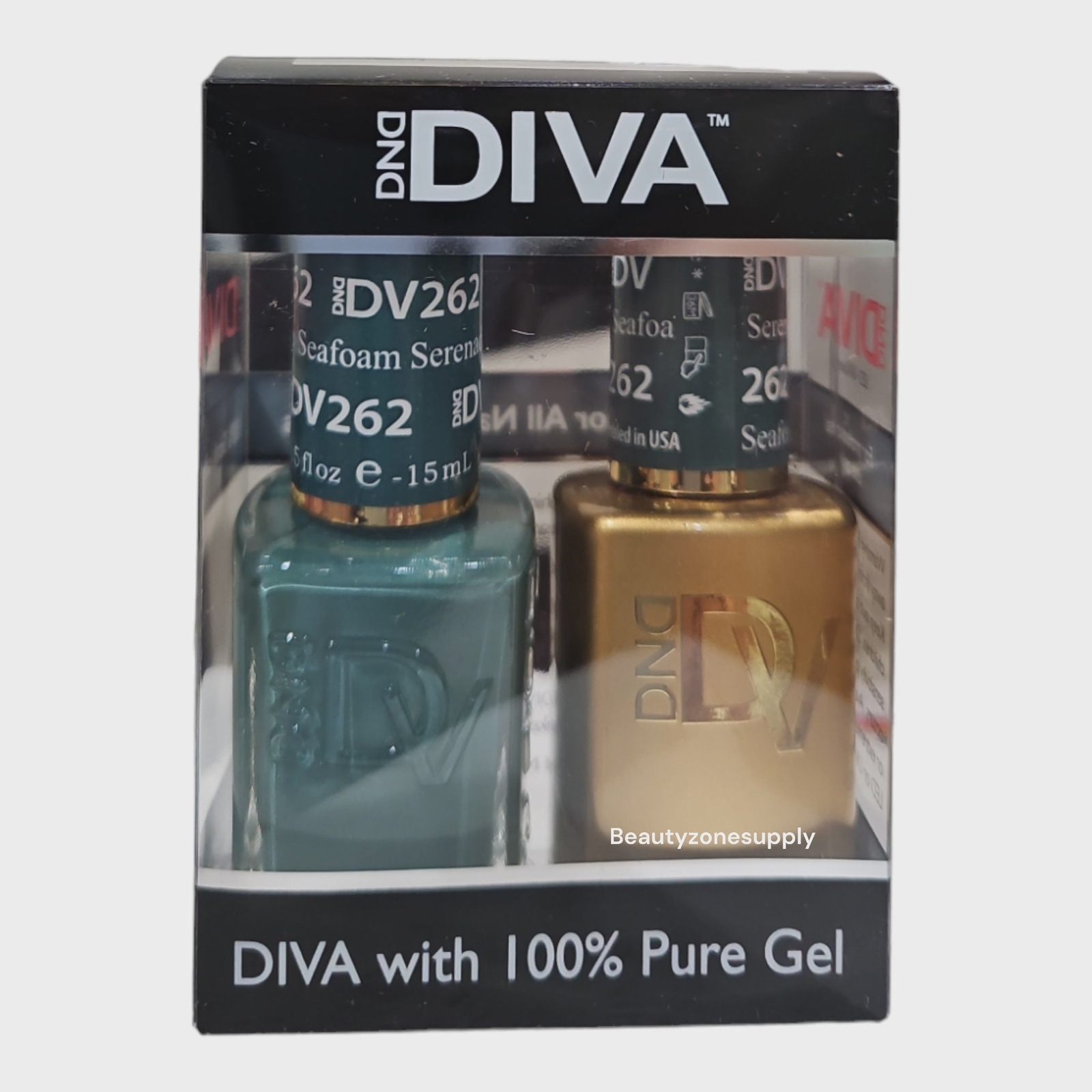 DND Diva Duo Gel & Lacquer 262 Seafoam Serenade | eBay