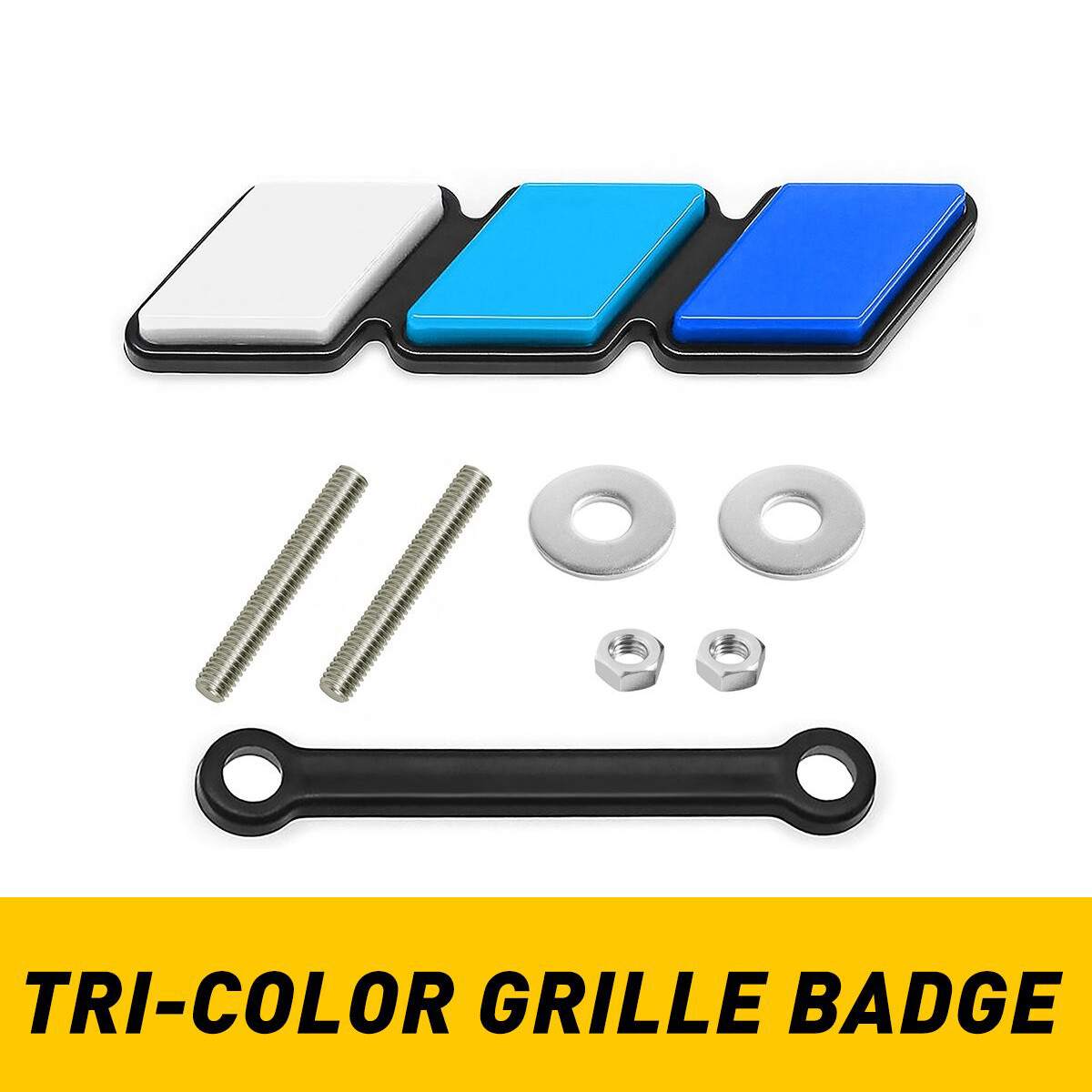 For Toyota RAV4 TRD Accessory Tri color Front Grille Badge Emblem Car ...