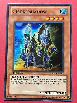Yu-Gi-Oh! Gishki Shadow - HA05-EN036 - Super Rare - 1st Edition - Mint ...
