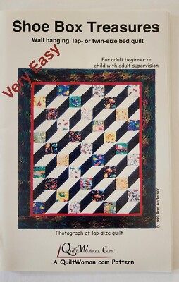 Shoe Box Treasures Wall Hanging, Lap-size Quilt Pattern (Very Easy) | eBay