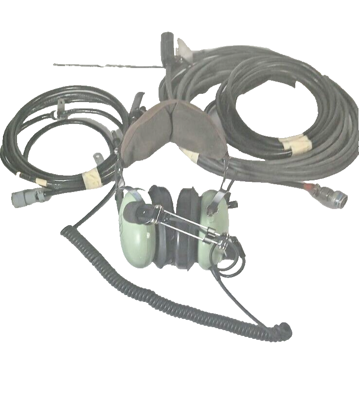 David Clark Aviation H10 76 Headset & 3 - 20'/11'/31' cables | eBay