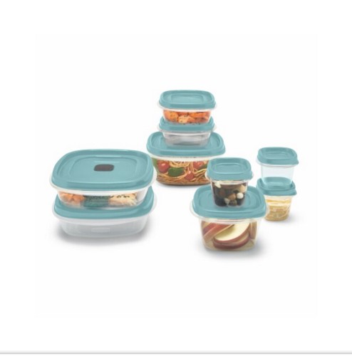 Rubbermaid 18 pc Food Containers Lid Snap together Special Edition NEW ...