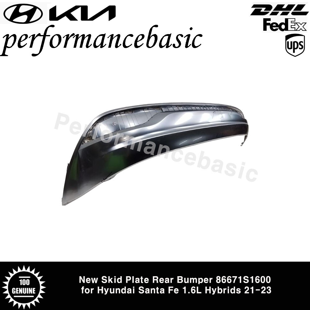 New Skid Plate Rear Bumper 86671S1600 for Hyundai Santa Fe 1.6L Hybrids ...