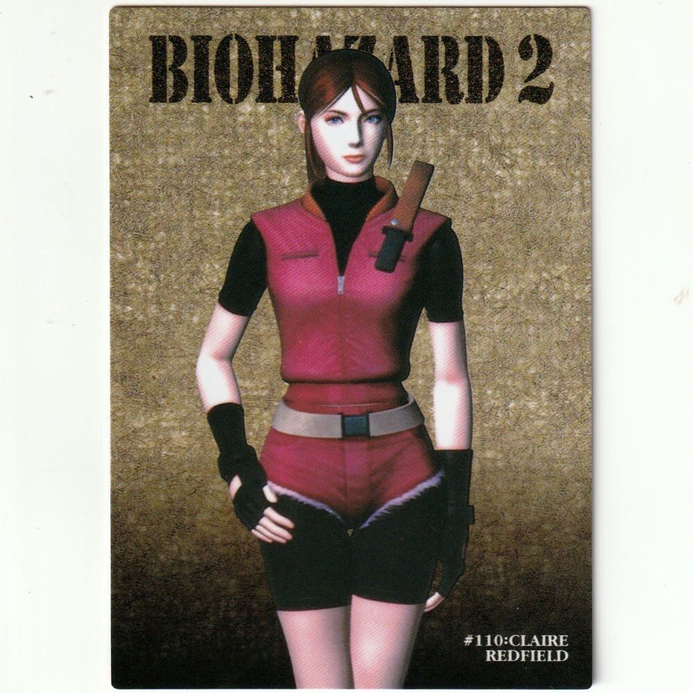 ALL CAPCOM WORLD 99 Card #110 Claire Redfield Biohazard 2 Resident Evil ...