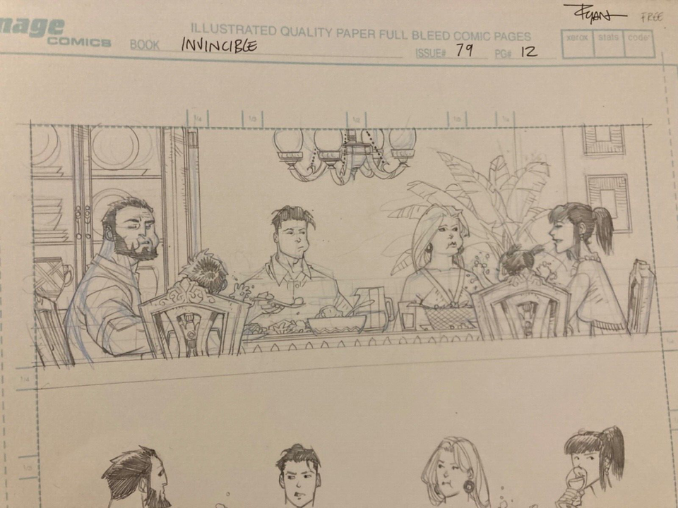 Invincible 79 pg 12 Signed Ryan Ottley Immortal Atom Eve Original Comic ...