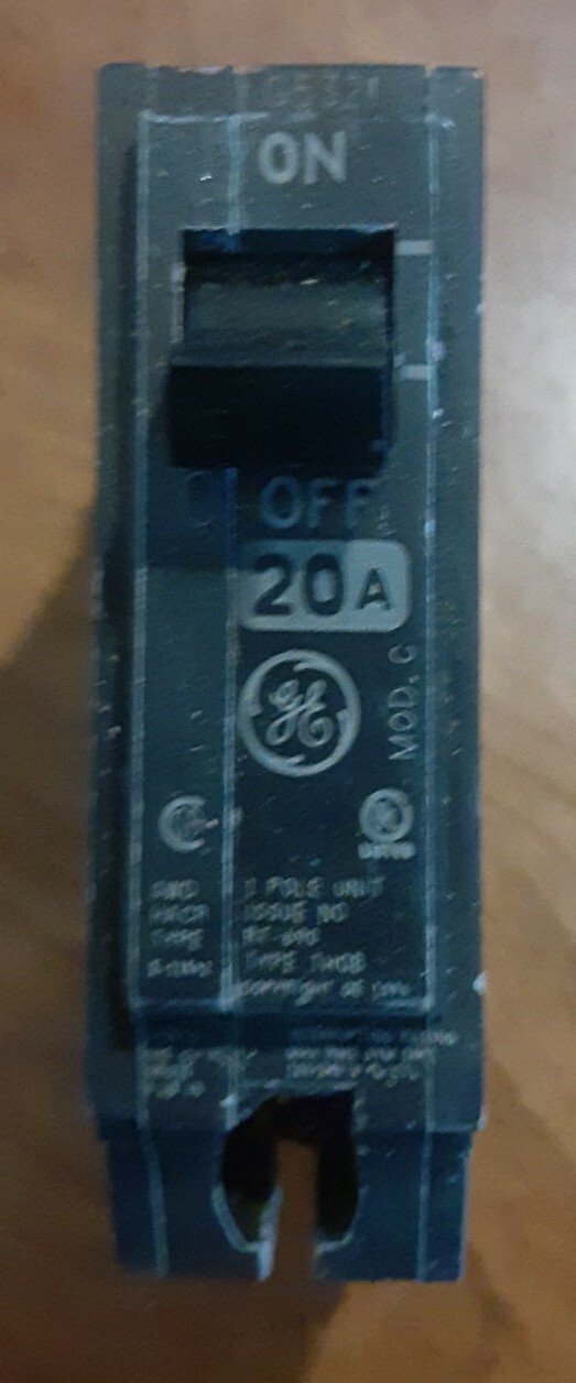 GE THQB 1 POLE 20 AMP BOLT IN BREAKER NEW NEVER INSTALLED | eBay