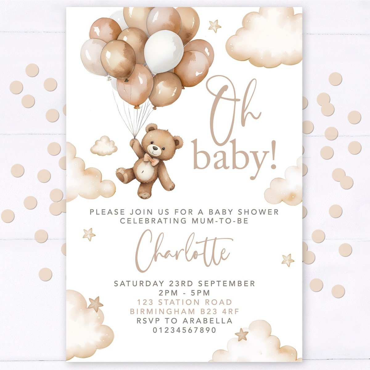 Box Of Baby Shower Invitations
