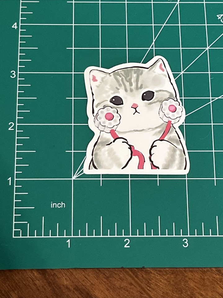 Kitty Cat Sticker - Decal Fur Mom Fur Dad Animal Lover Cat Mom Cat Dad ...