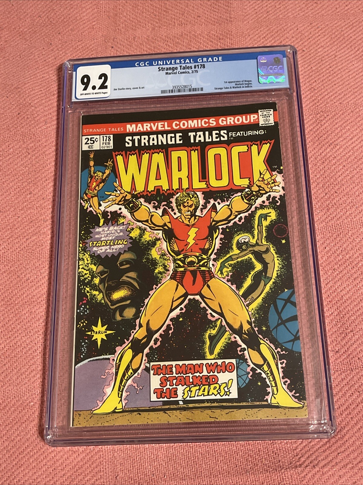 Strange Tales #178 CGC 9.2 OWWP, 1st App. Of Magus, Warlock Begins ...