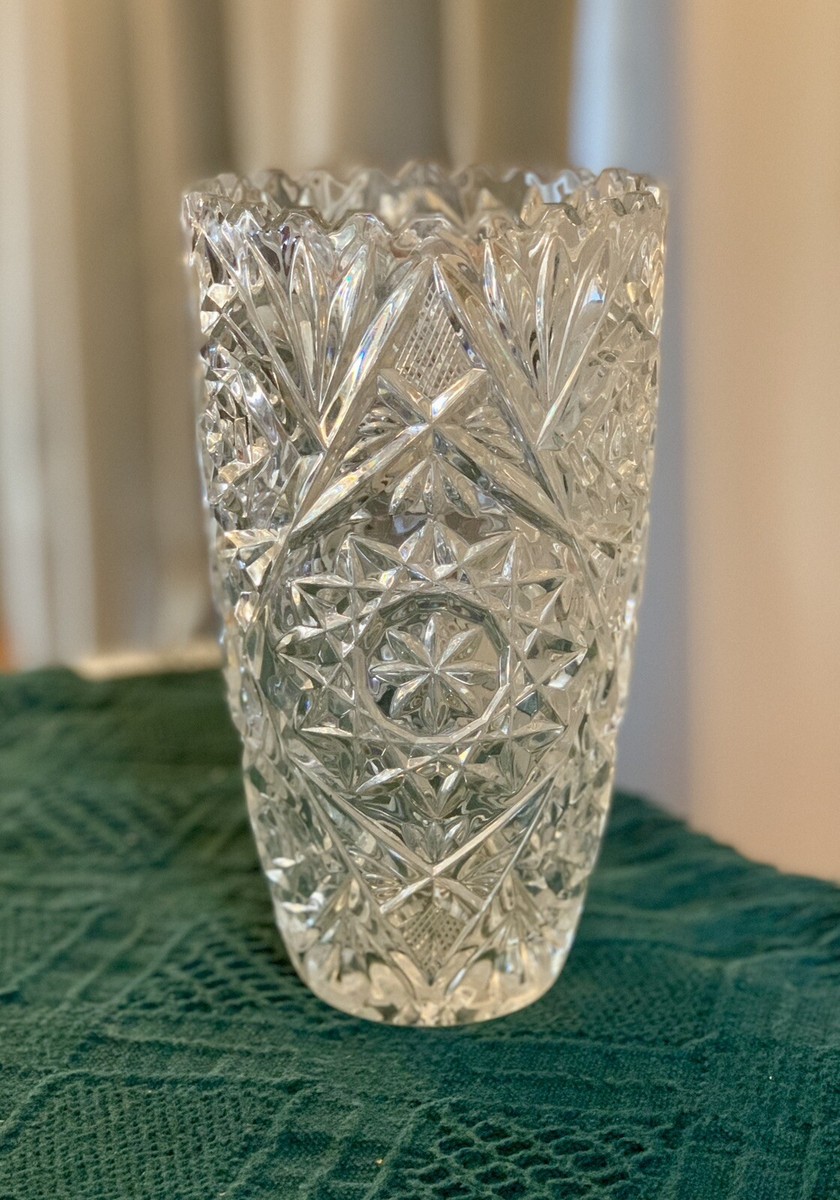 Hand Cut Lead Crystal Vases Violetta Hand Cut 24% Lead Crystal Heavy