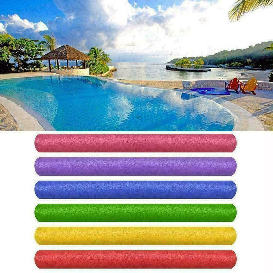 150cm Swimming Pool Noodle Stick Hollow Foam Water Float Aid Strip ...