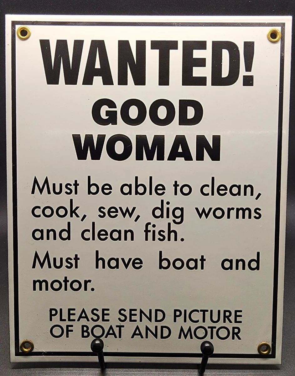 Humorous Fishing Signs