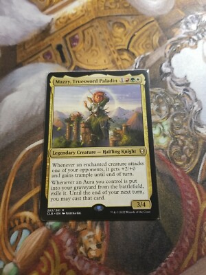 Mazzy, Truesword Paladin MTG Commander Legends: BFBG - Pack Fresh - | eBay