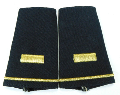 US Army ASU Blue Epaulet 2nd Lieutenant Officer Female Embroidered ...