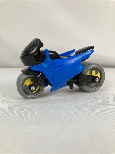 Imaginext Batman Blue Batcycle From Batcave DC Super Friends Motorcycle ...