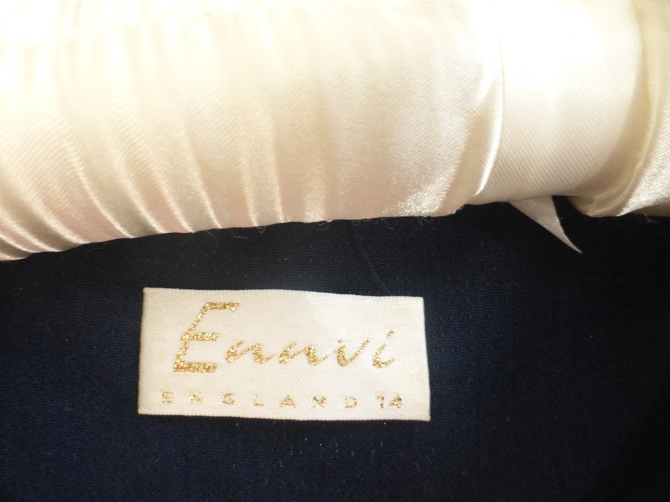 Ennvi England Vintage Navy Shirt Style Belted Dress Size 12 | eBay UK