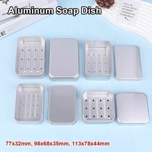 1Pcs Aluminum Soap Travel Case Portable Soap Tray Home Bathrooms ...
