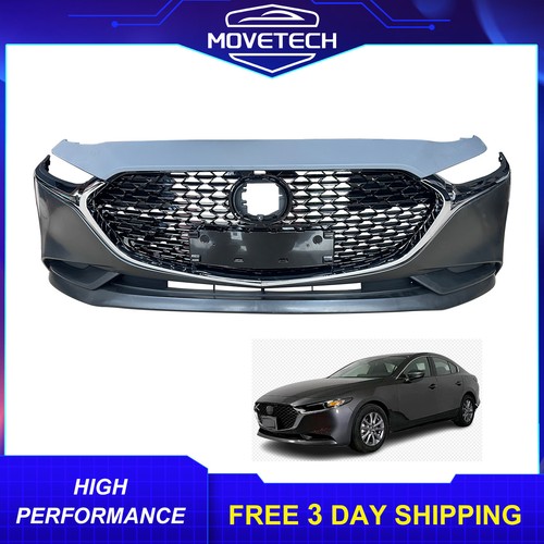 Complete Front Bumper For 2019 2020 2021 2022 2023 Mazda 3 Sedan ...