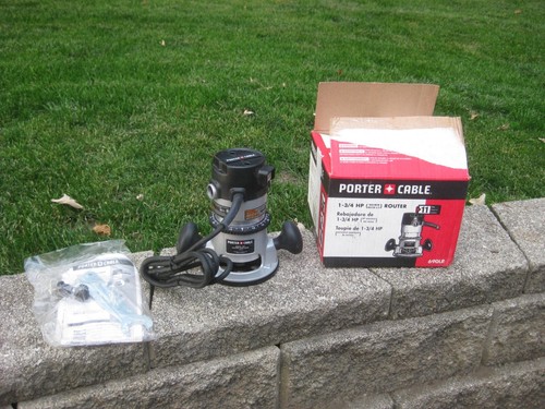 NEW Porter Cable 690LR Heavy Duty Router Corded Electric & Model 1001 ...