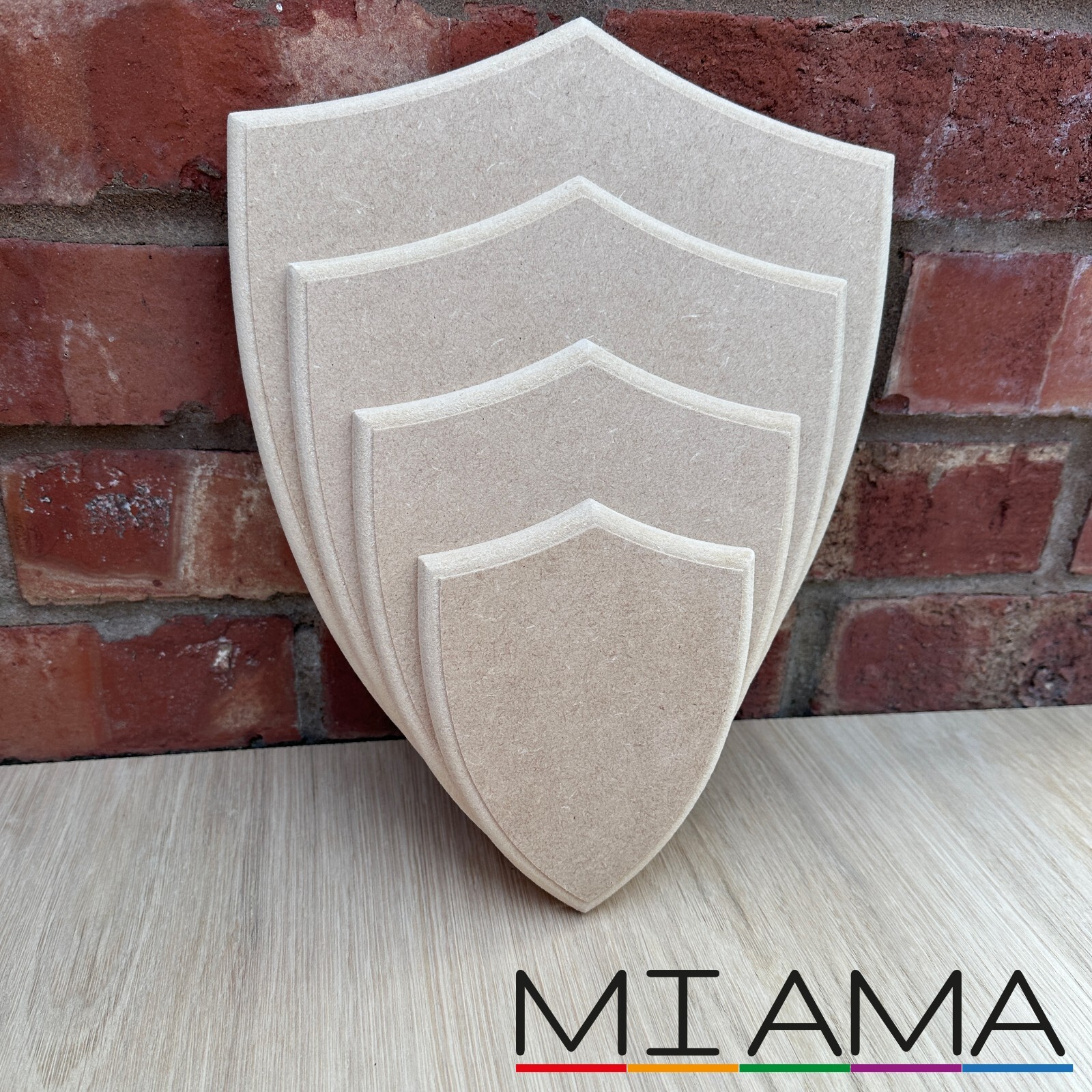 12mm MDF Shield Trophy Wooden Craft Shapes Plaques Blanks Templates ...