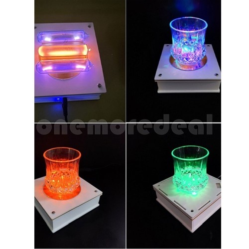 Golden Tesla Coil DIY Creative Stand for Lighting Different Lamps ...