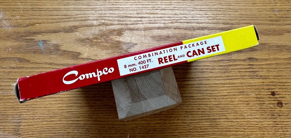 Vintage Compco Corp Metal 7” 8mm Film Reel 400ft W/ Can in box | eBay
