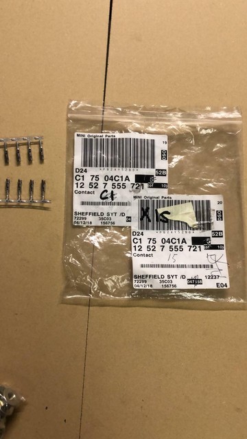 BMW GENUINE PART 12527555721 Bushing contact 0 5-1 0 MM? for sale ...