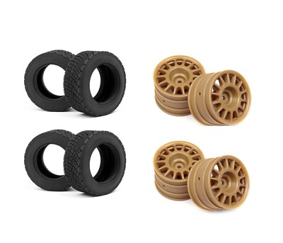HPI WR8 RALLY OFF ROAD TIRE 4PCS 107870+WR8 Rally Off-Road Wheel 4pcs ...