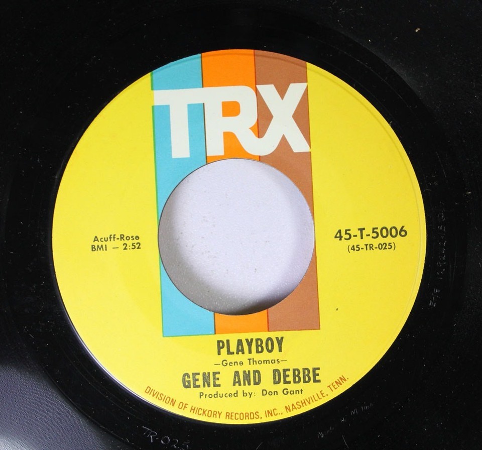 Rock 45 Gene And Debbe - I'Ll Come Running / Playboy On Trx | eBay