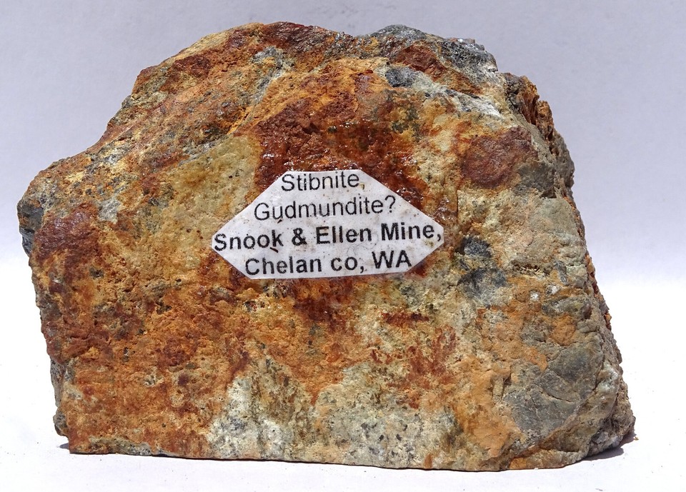 Polished STIBNITE w/ GUDMUNDITE?--Snook and Ellen mine, Washington ...