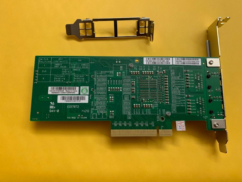 Intel X540-T2 X540-AT2 10G PCI-E Dual RJ45 Ports Ethernet Network ...