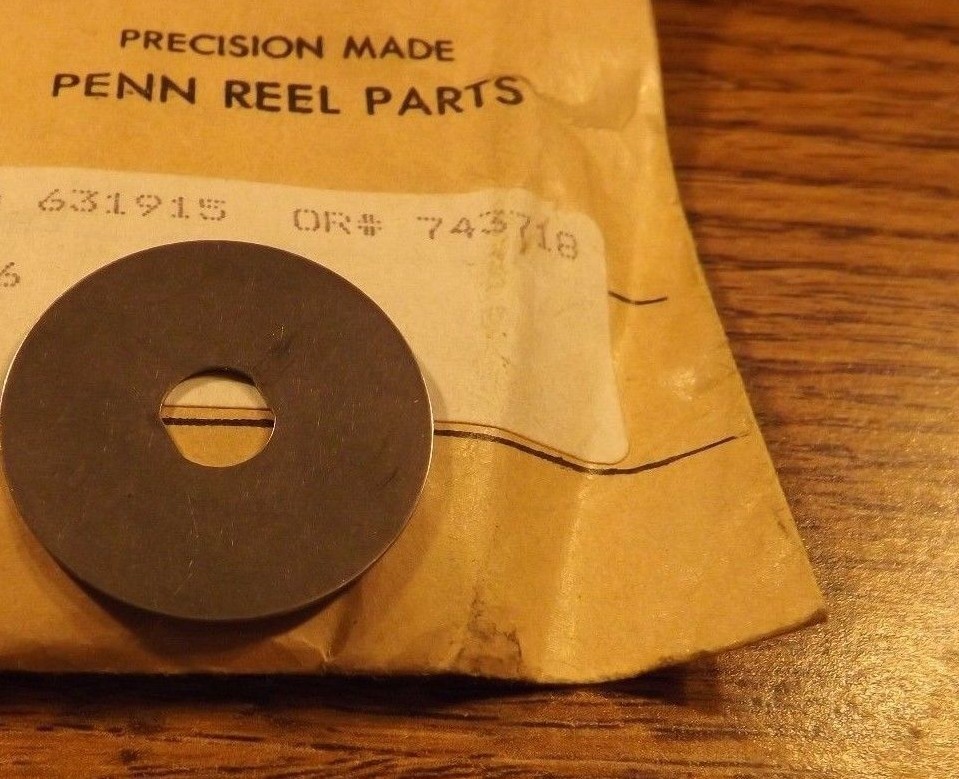 1 New Old Stock PENN 714 Fishing Reel Metal Keyed Washer 57-714 | eBay