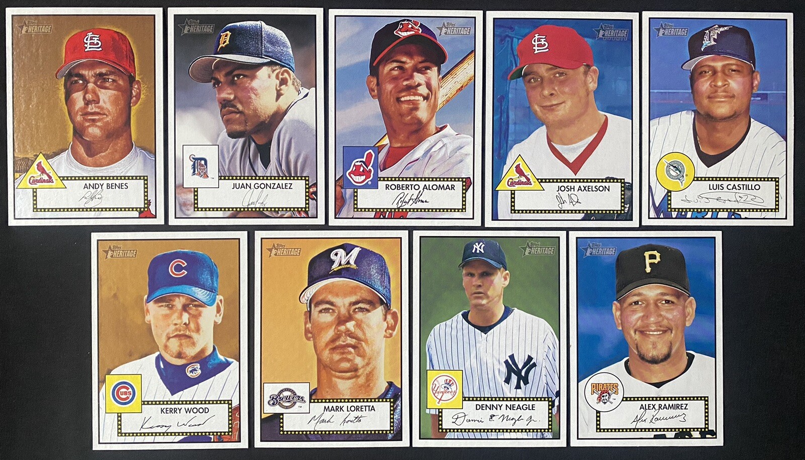 2001 Topps Heritage - Baseball Cards - #164-407 - Complete Your Set ...