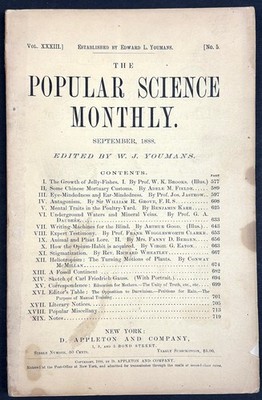 Joseph Jastrow / The Popular Science Monthly September 1888 | eBay