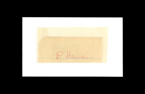 Luke Hamlin 1933-1944 Tigers Dodgers P SIGNED 3x5 Index Card Cut (d ...