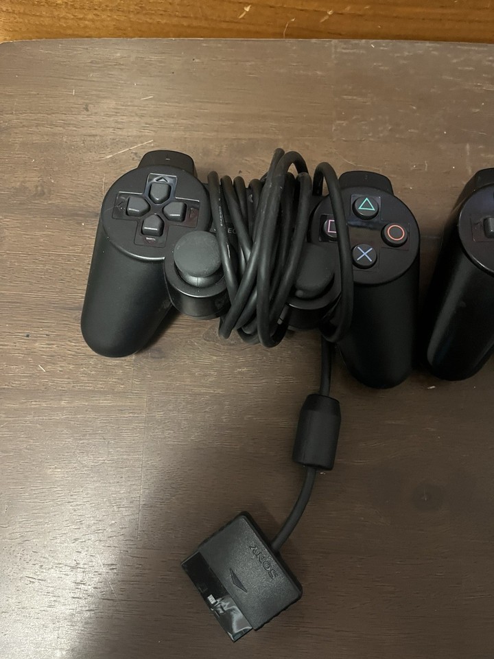 LOT OF 2 Sony Playstation 2 Dualshock Analog Controller PS2 OEM Free ...