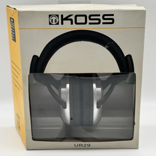 Koss Model UR 29 Full-Size Stereophones Headphones Volume Control Brand ...