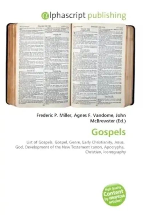 Gospels Frederic P. Miller (u. a.) Taschenbuch Englisch Alphascript ...