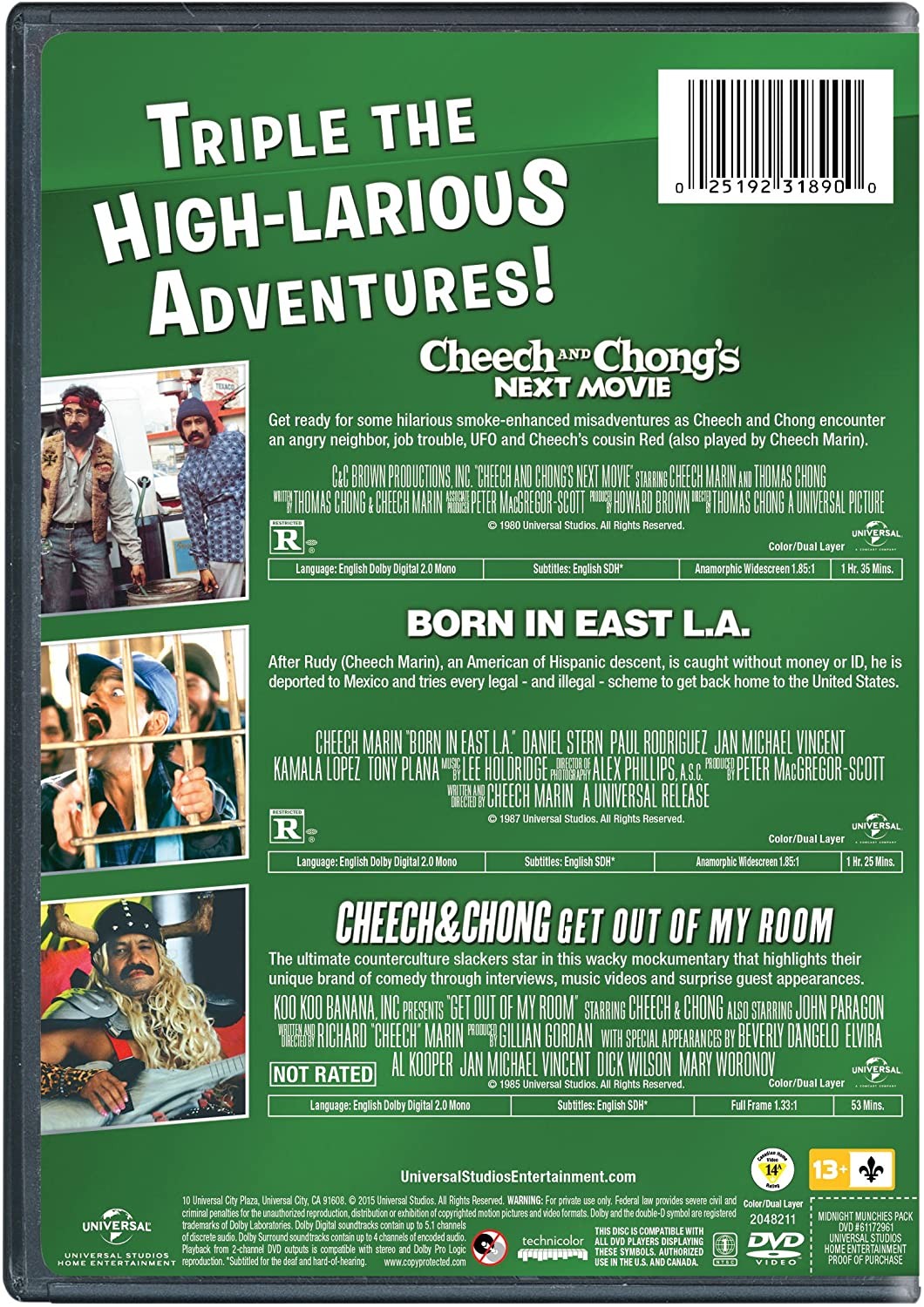 Midnight Munchies Pack (Cheech and Chong's Next Movie / Born in East L ...